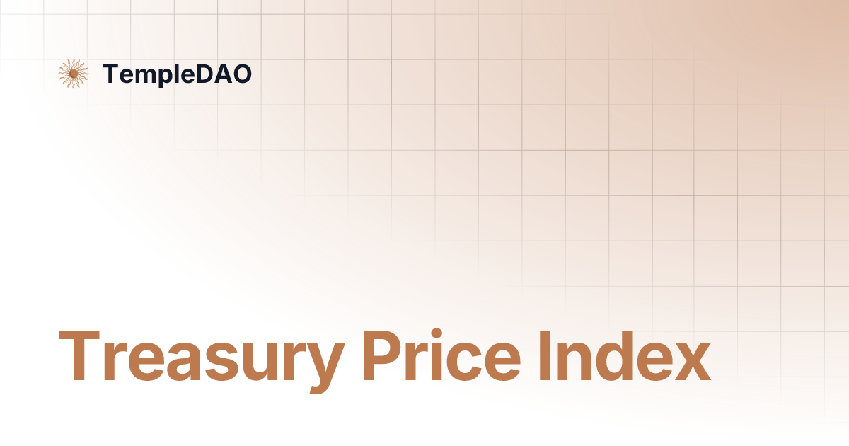 Treasury Price Index | TempleDAO